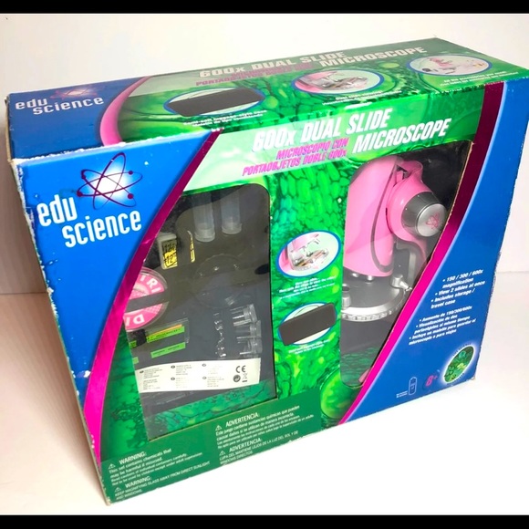 Toys | Edu Science Pink Microscope 60x Dual | Poshmark